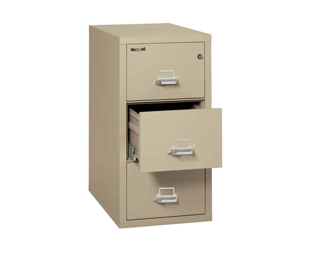 Victor Firemaster File Cabinet 9312 Three Drawer Legal • Bank Safe ...