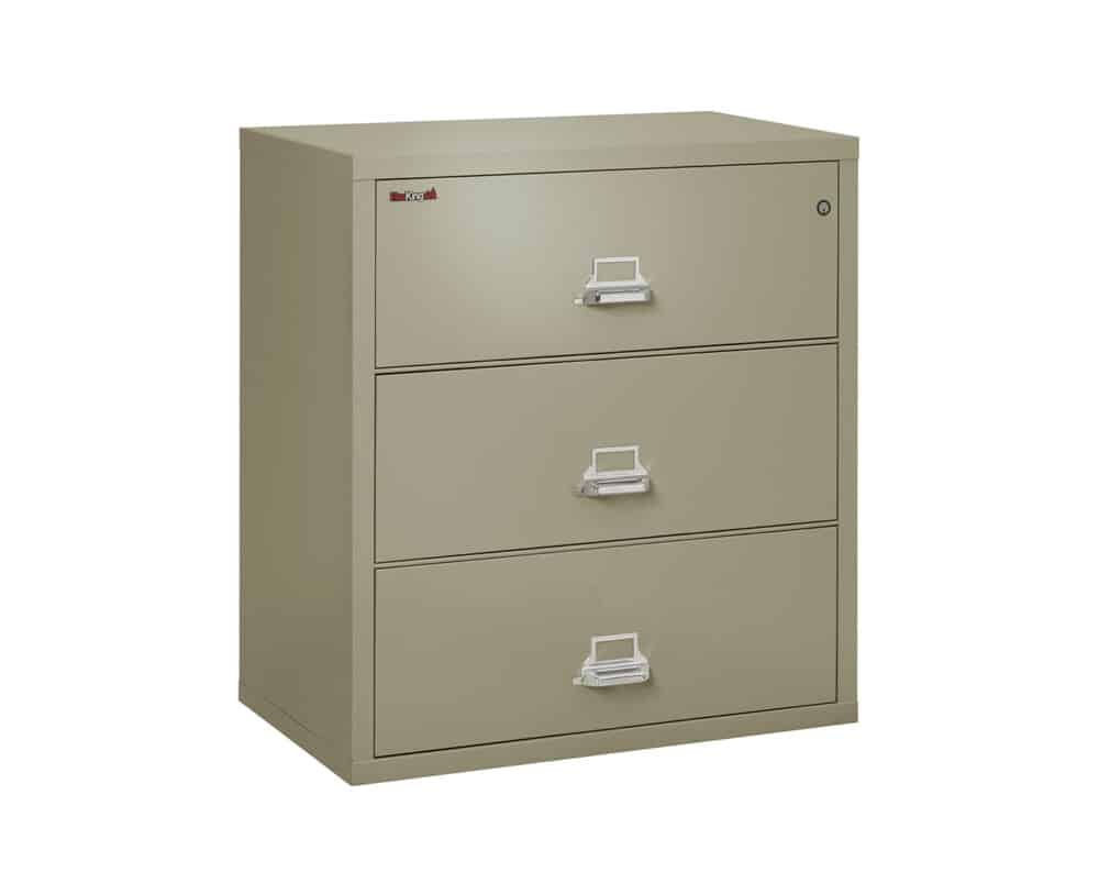 Victor Firemaster File Cabinet 9444 Four Drawer Lateral • Bank Safe ...