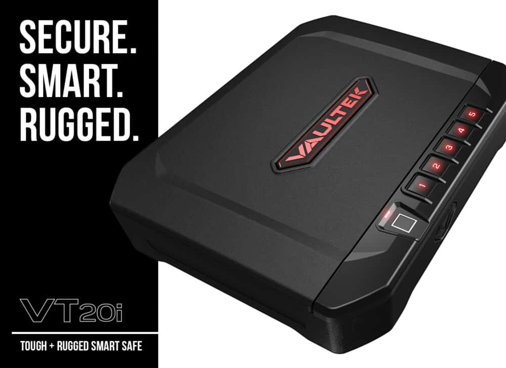 VAULTEK VT20i Biometric Bluetooth Smart Safe with Auto-Open Lid and ...