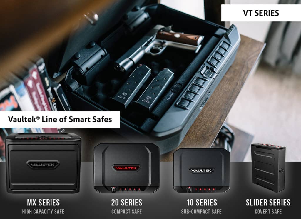 VAULTEK VTi Full-Size Biometric Bluetooth Smart Safe with Auto-Open Lid ...