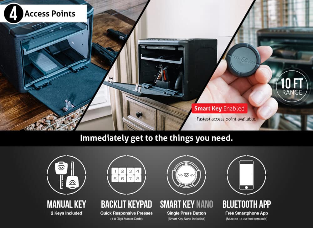 Vaultek Vaultek MX Large Capacity Rugged Bluetooth Smart Safe • Bank ...